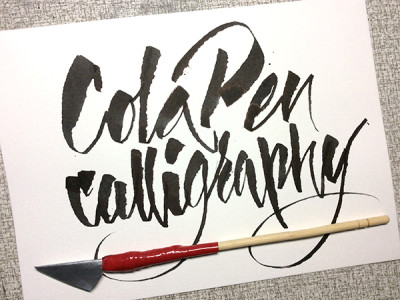Cola Pen Calligraphy 新潮的西洋書法 | FLiPER - 生活藝文誌