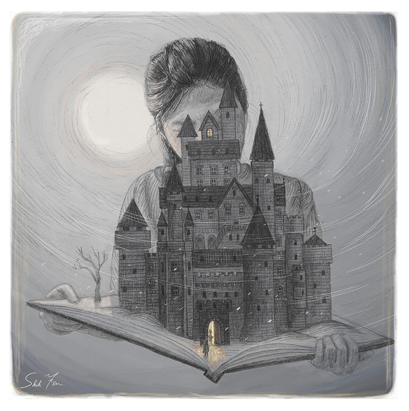 「比起漂亮的面孔，更願在每一個美好思想的面前停留。」插畫家 shih-fen 的唯美創作 | FLiPER - 生活藝文誌