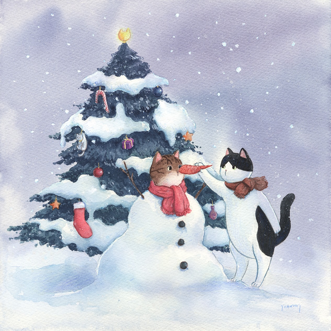 讓你想起所愛與相聚的每一刻！跟著台灣女孩插畫家的精美圖畫，過個暖心的聖誕節！ | FLiPER - 生活藝文誌