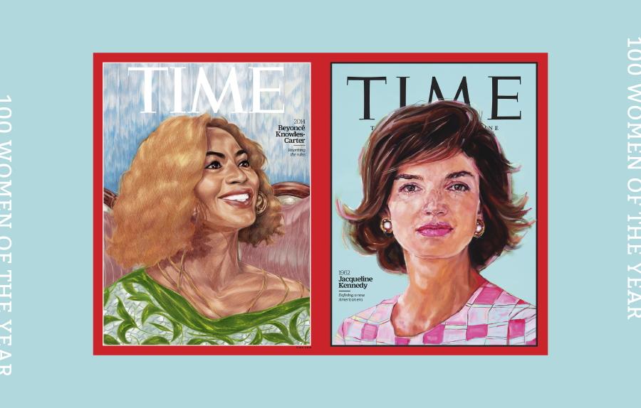 《TIME》：100 WOMEN OF THE YEAR 企劃，邀請藝術家們為傑出女性繪製雜誌封面！ | FLiPER - 生活藝文誌